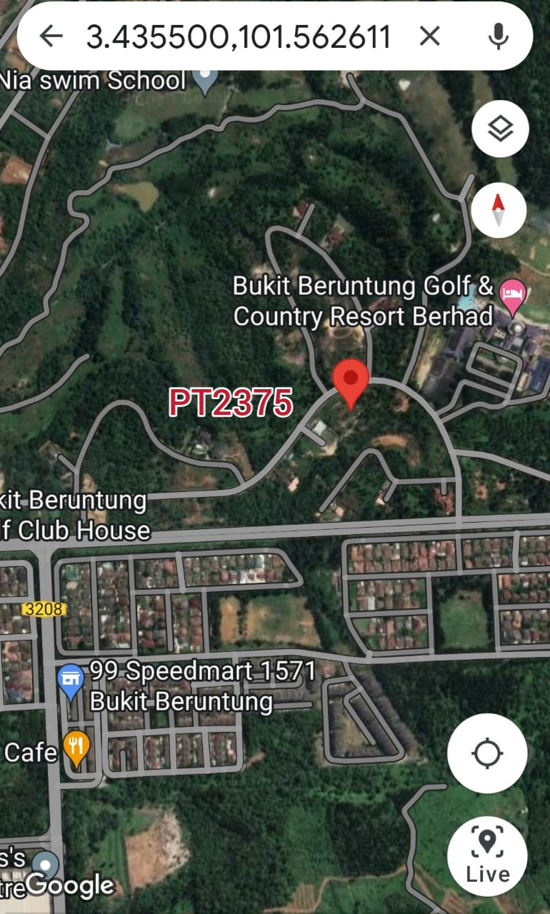 Bungalow Land Bukit Beruntung Golf Country Resort for Sale at Selangor ...