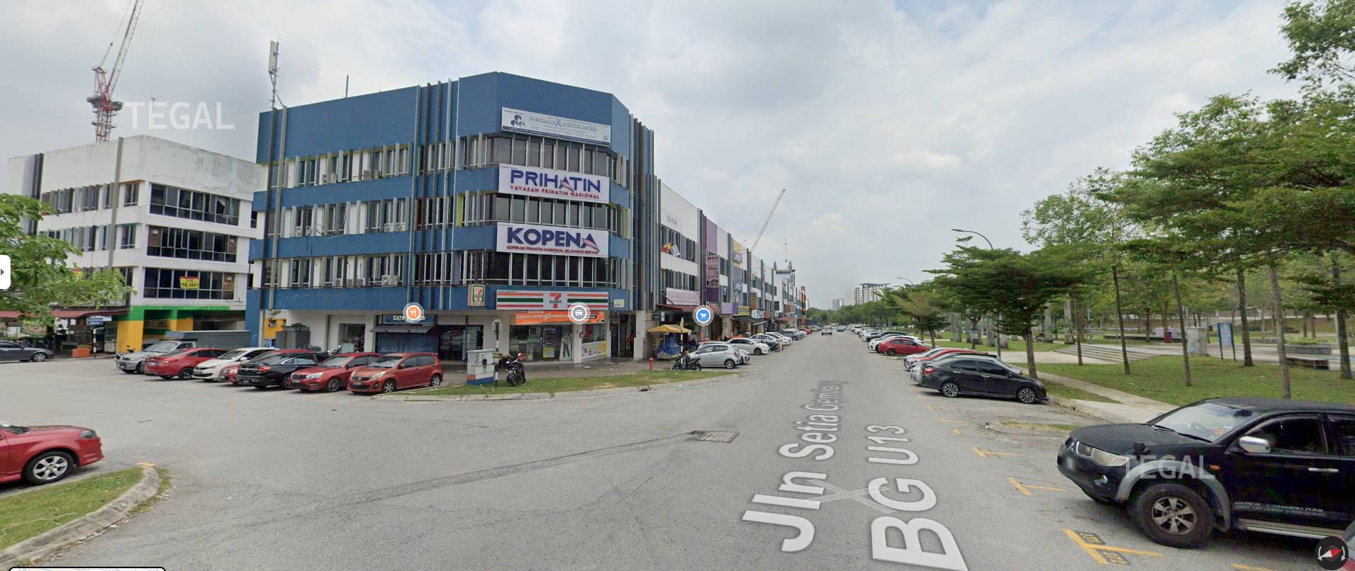 Facing Main Road Setia Taipan Setia Alam Corner - Malaysia Property Condo